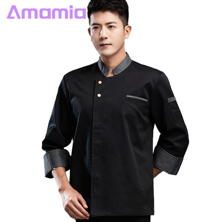 Mesh Design Chef Coat Breathable Stain-resistant Chef Jacket for ...