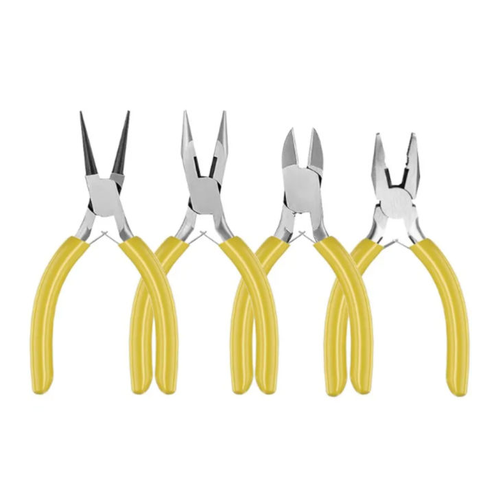 5 Inch Mini Pliers Collection - Set of 4 Pieces for Precision and ...