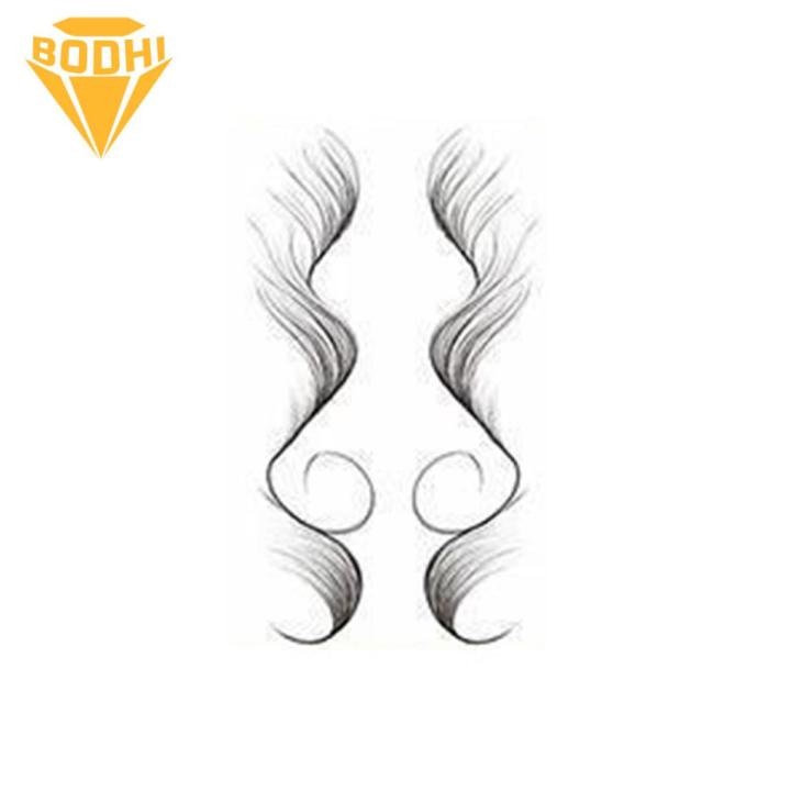 BODHI Hair Tattoo Sticker Smooth Small Fake Hairline Lasting Hair Edges ...