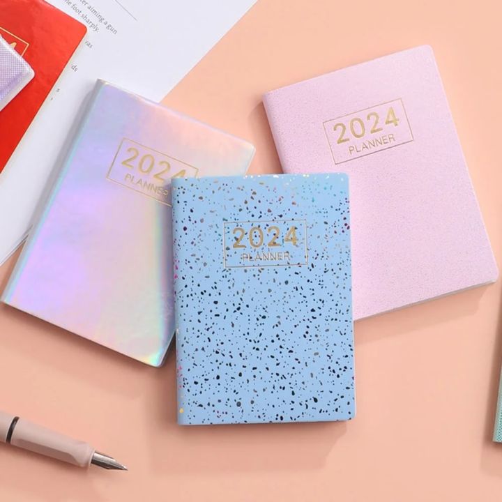 【HOT】 2024 A7 Mini Portable Agenda Book Diary Weekly Planner Notebooks ...