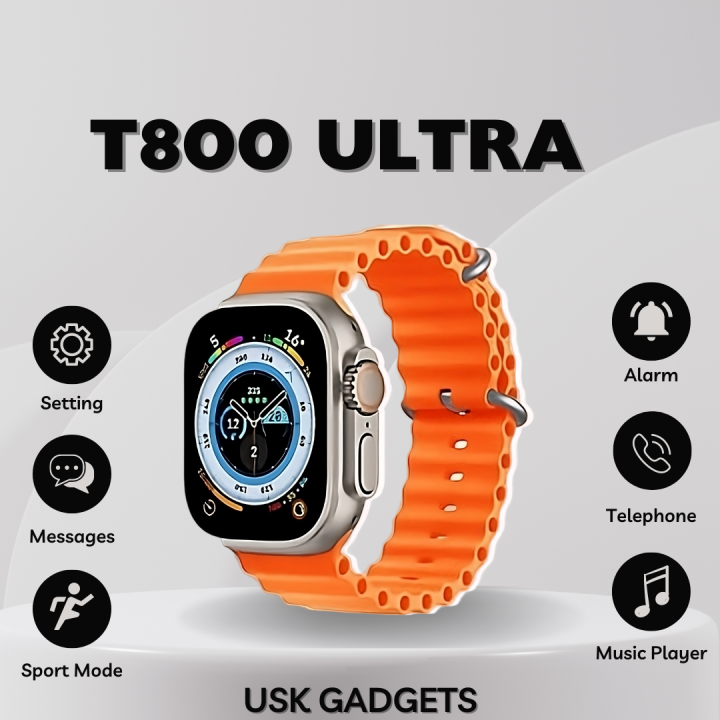 T800 Ultra Smart Watch Series 8 1.99| Bluetooth Call Smartwatch Sleep ...