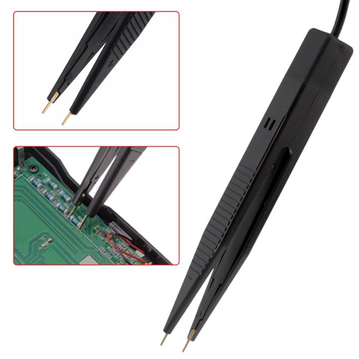 SMD SMT Chip Test Clip Lead Probe Digital Multimeter Meter Tweezer ...