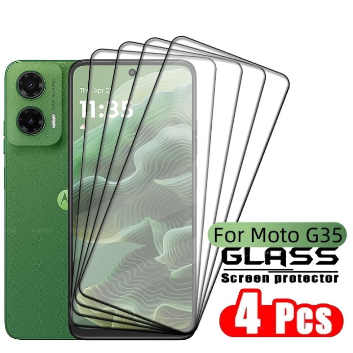 4/3/2/1PCS Full Cover Glass For Motorola Moto G35 Glass Moto G35 ...