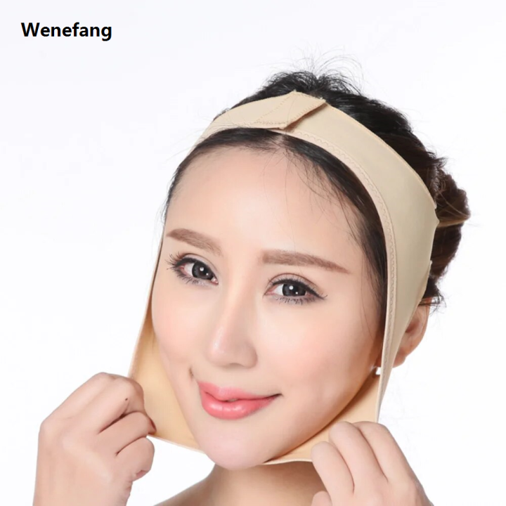 Wenefang Elastic Facial Slimming Bandage V-line Face Shape Female Chin ...