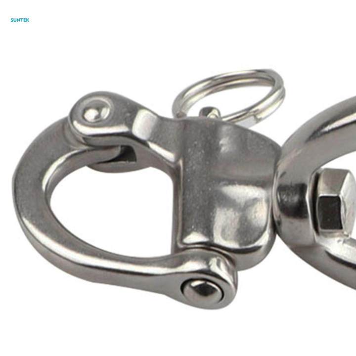 Webbing Shackle Rotating Heavy Duty Stainless Steel Clip Spring Shackle ...