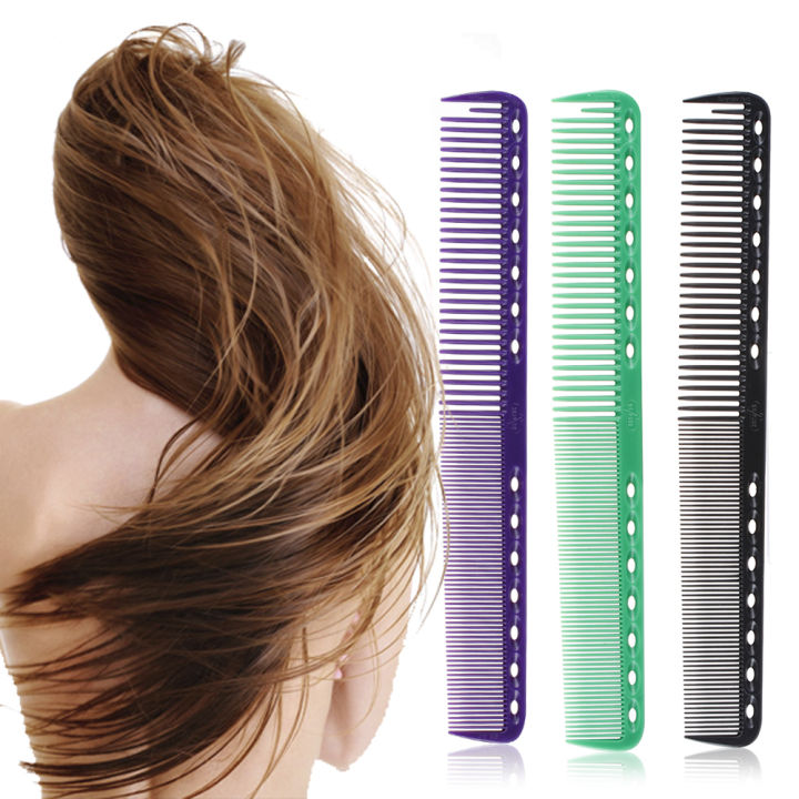 Hair Combs Professional Carbon Anti-static Hairdressing Brush Candy ...