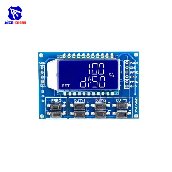 diymore 1Hz-150Khz 3-Way Signal Generator PWM Board Module Pulse ...