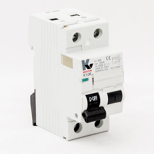 Trip switch | RCCB | 40A, 30mA, 10kA | 2 Pole | 10 Years Warranty ...
