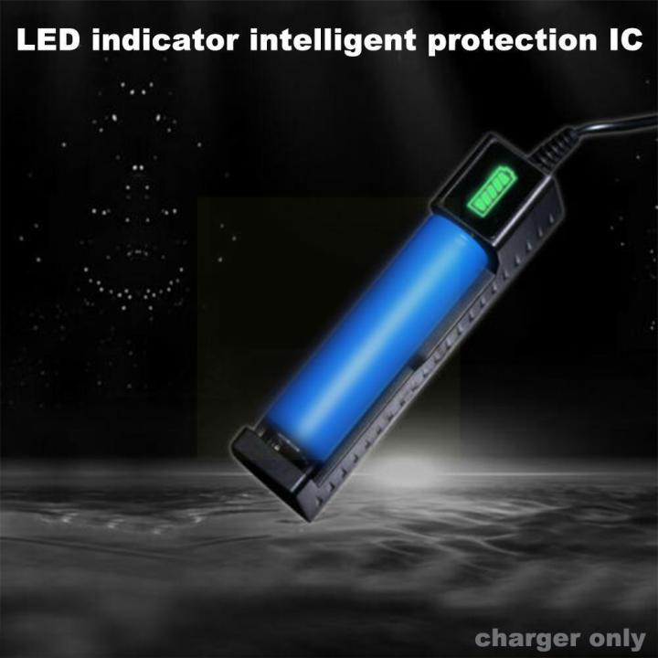 Universal 1 Slot Battery USB Charger Adapter LED Smart Batteries Li-ion ...