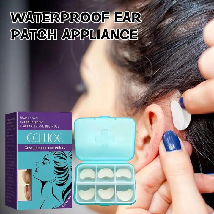 【HOT】 6Pcs/Box Ear Patch Corrector Veneer Waterproof Transparent ...