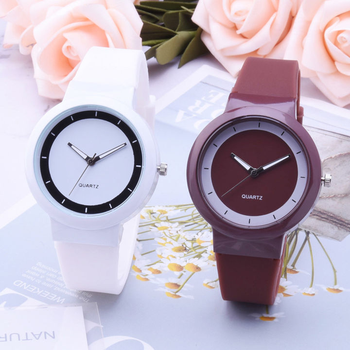 【Limited Time Only】 Green Wrist Watch Quartz Analog Convenient Alloy ...