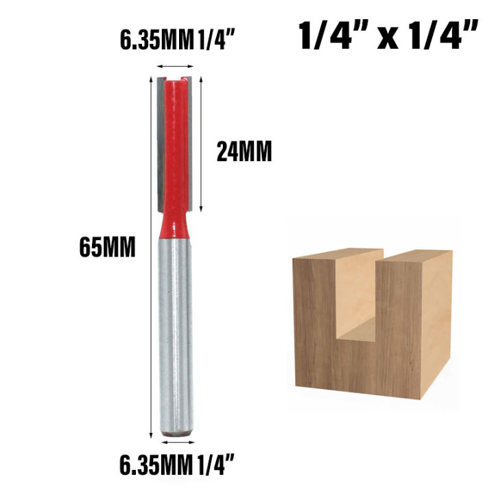 Straight router bit 1/4X1/4 | Daraz.lk