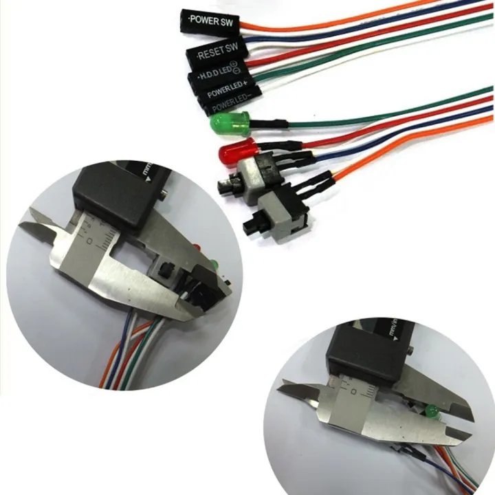68cm Atx Pc Computer Motherboard Power Data Cables For Atx Power Reset ...