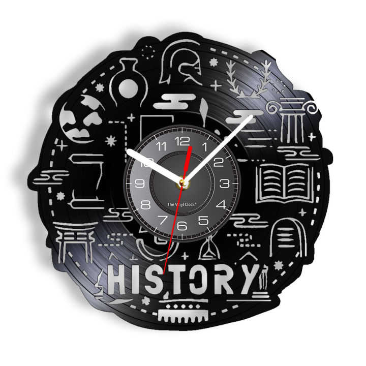 ALIEN History Teacher Teach Knowledge Vinyl Record Wall Clock The ...