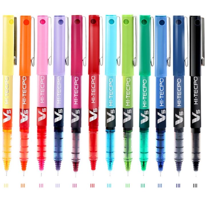 1 Piece Pilot Bx-V5 Gel Pens Fine Point 0.5mm Quick Dry Straight Liquid ...