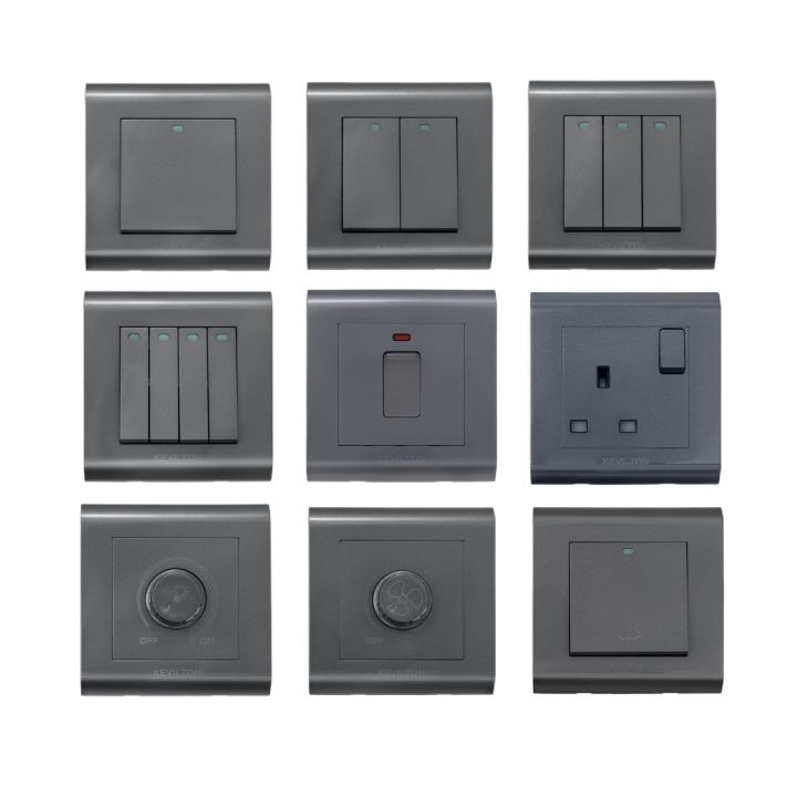 Kevilton Switches and Sockets | Modular Series | Chrome Color ...