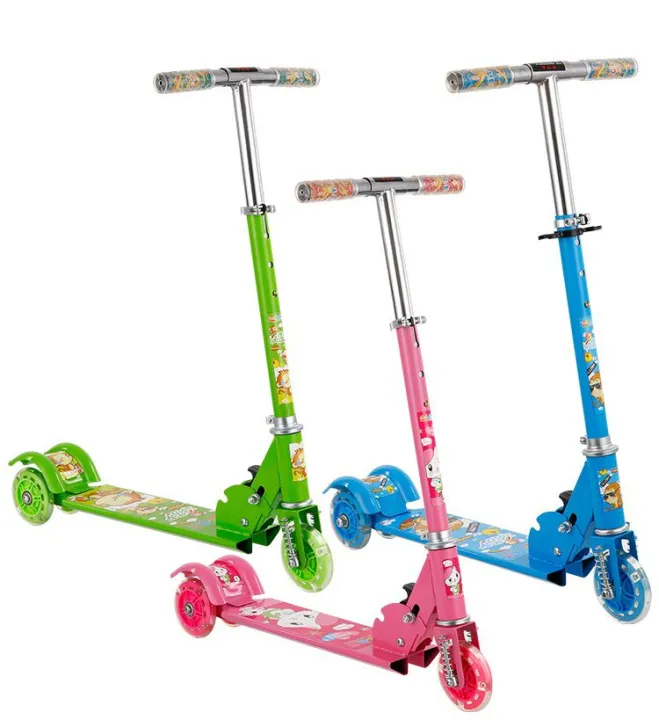 Kids Scooter Children's Foldable Leg Brake Scooty Metal Scooters For ...