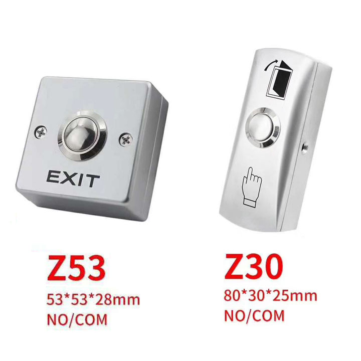 Zinc Alloy Door Exit Button Switch For Access Control System Electric ...