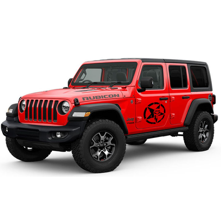 Star Jeep Wrangler Star Decal Army Decal Sticker Auto Parts ...