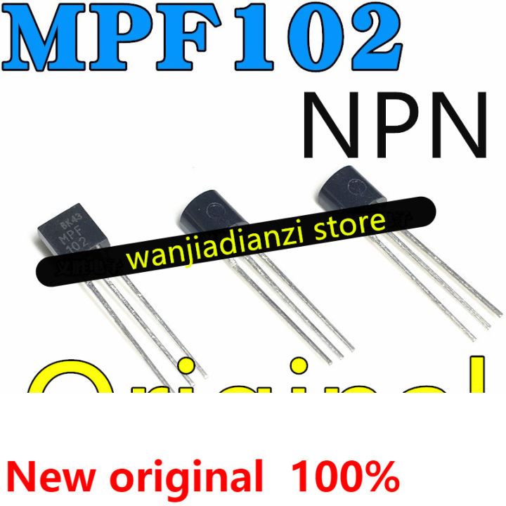 5pcs New Mpf102 To-92 Mos Field Effect Npn Into The Triode Transistor N ...