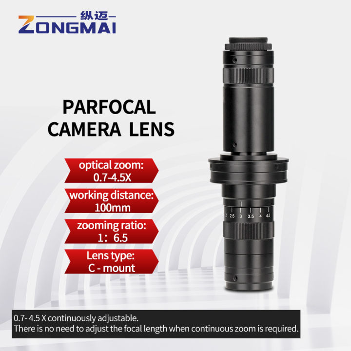 ZONGMAI Industrial Video Microscope Camera C-Mount Type Interface ...