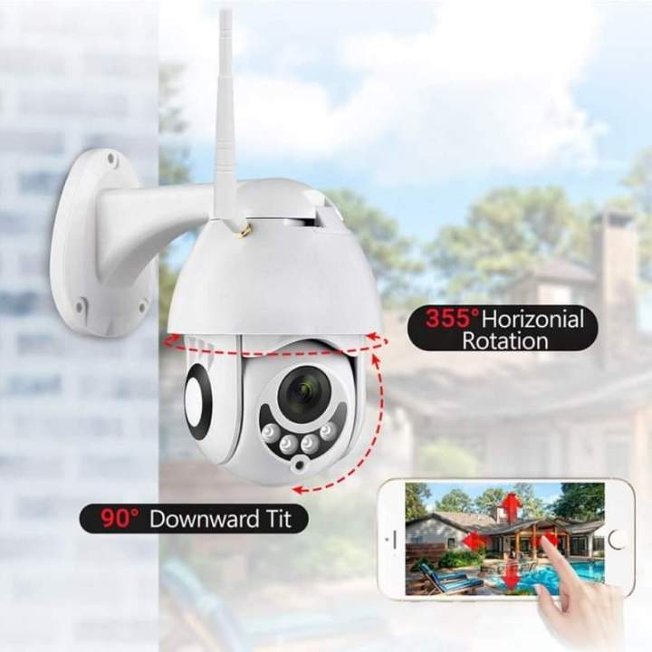 1080P/720P IP66 Waterproof HD Wi-Fi PTZ Camera Wireless Outdoor Webcams ...