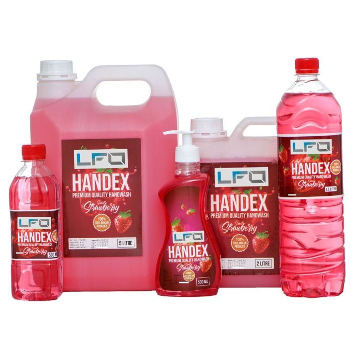 LFO Handex Mega Deal Sweet Strawberry Fresh Hand Wash Antibacterial ...