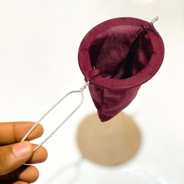 Tea strainer mesh, cotton filter sock strainer , Reusable Coffee/Tea ...