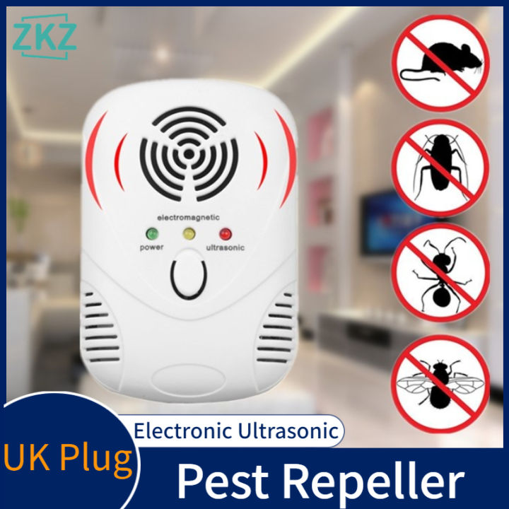 【BestGO】Electronic Ultrasonic Mouse Cockroach Trap Mosquito Repeller ...