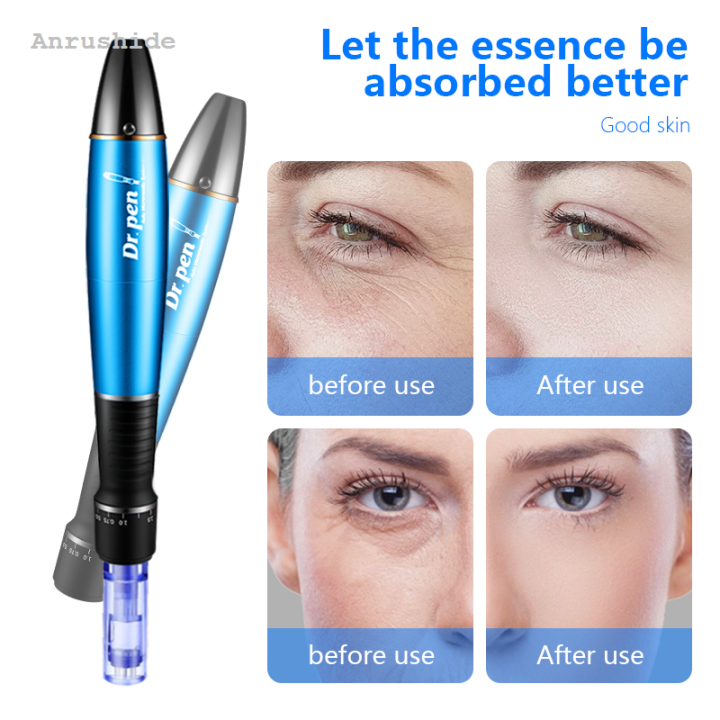 NEW Derma Pen Dr. Pen A1 Button 5 Levels Adjustment Electric 2025 Micro ...