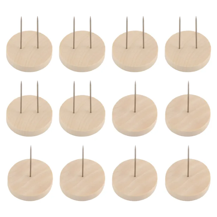 12pcs Crochet Doll Stand Doll Stand Felt Animal Doll Toy Wooden Base ...