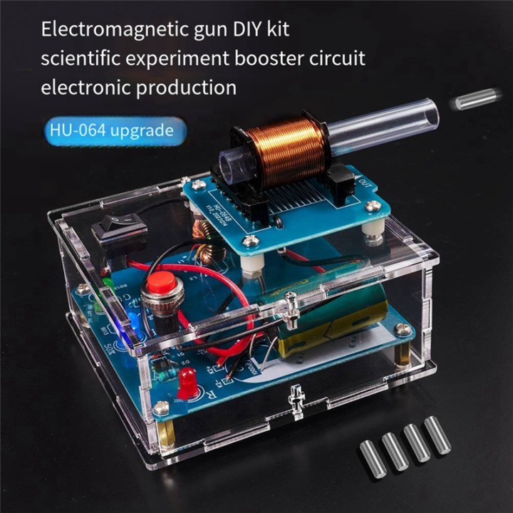 Electromagnetic Cannon DIY Kit High Quality Long-Range Projectile High ...