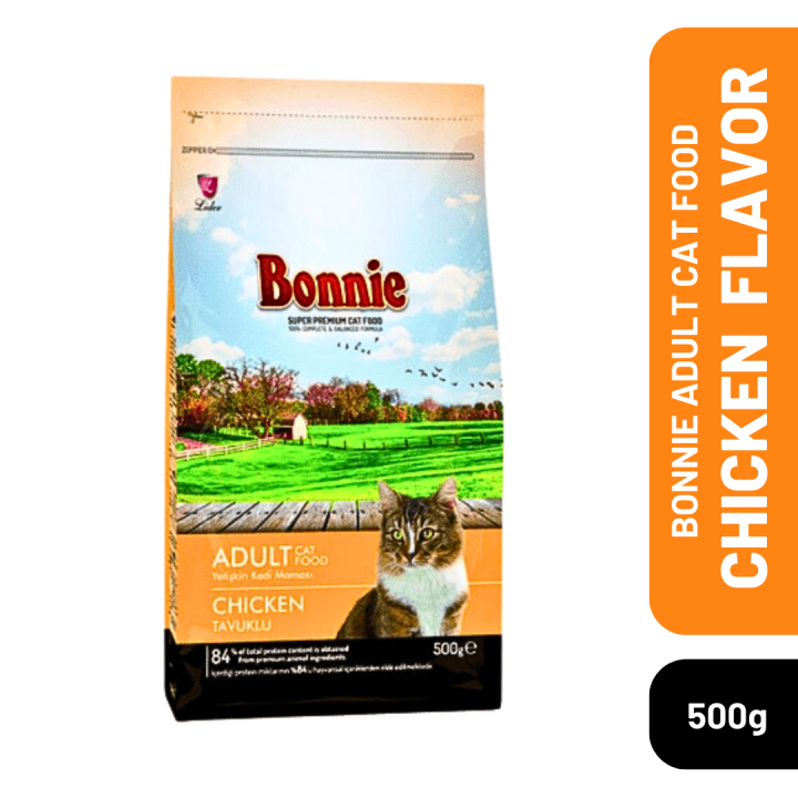 Bonnie Cat Adult Dry Food (Chicken Flavor) 500g | Daraz.lk