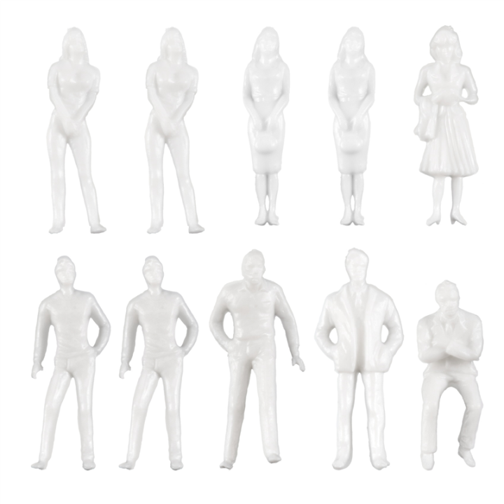 1:50 White Figures Architectural Model Human Scale HO Model ,10 Pcs ...