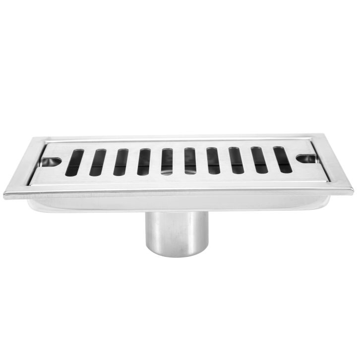 CGearuppt Rectangular Linear Shower Floor Drain Long Linear Drainage ...