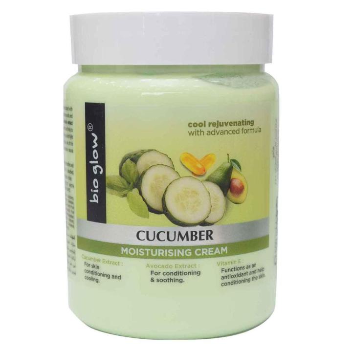 Bio Glow Moisturising Body Cream Cucumber - 500ML | Daraz.lk