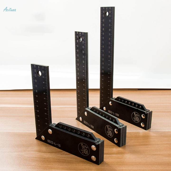 Right Angle Ruler, Carpenter Square, Marking Ruler for Engineer, L ...