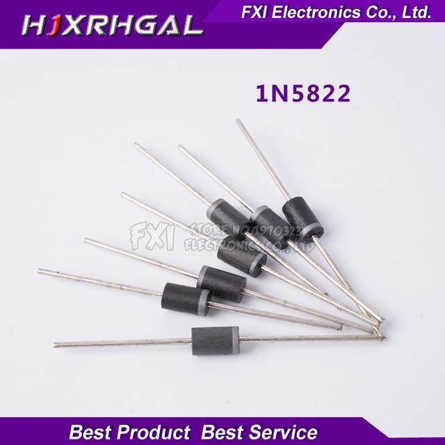 50pcs 1N5822 IN5822 DO-27 DIP Schottky Diode 3A 40V Wholesale ...