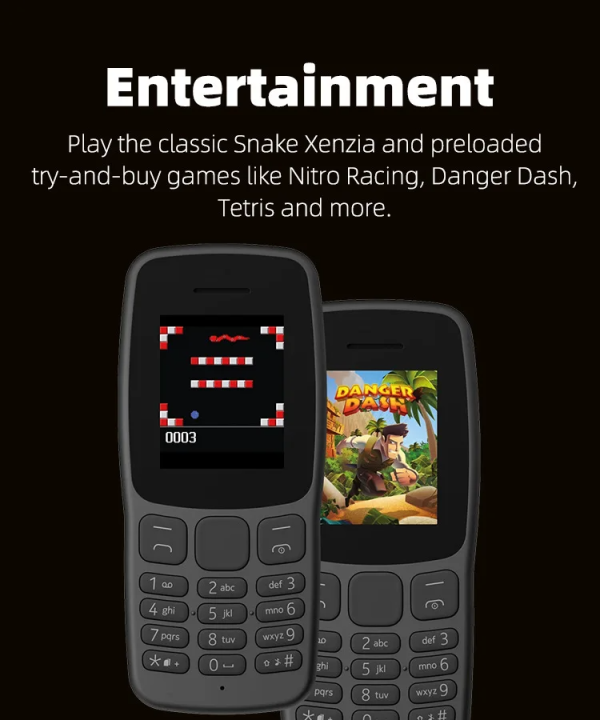 Nokia 106 / 105 4G Dual Sim Brand New Dual Sim Feature Push button ...