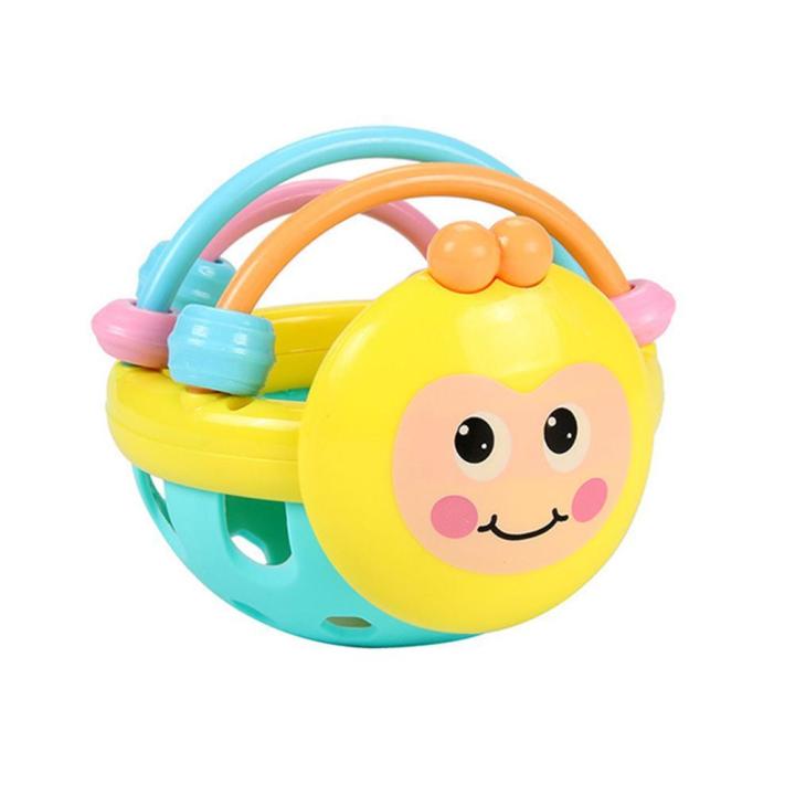 【Best value for money】Cartoon Bee Soft Colorful Baby Rattle Ball Hand ...
