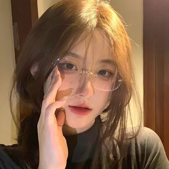 【Qorro】2025 spring Liu Zhimin rimless glasses for women, cool and ...