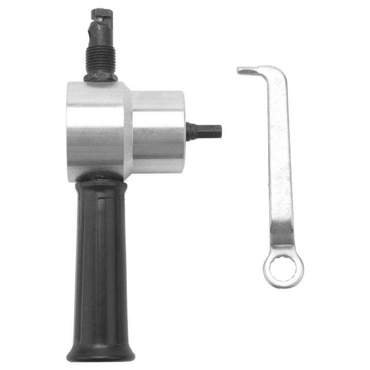 Metal Double Head Sheet Nibbler Attachment Plate Open Hole Drill | Daraz.lk