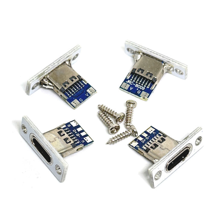 2pin 4pin Usb Jack Type-C Waterproof Strip Line Of Solder Joint Female ...