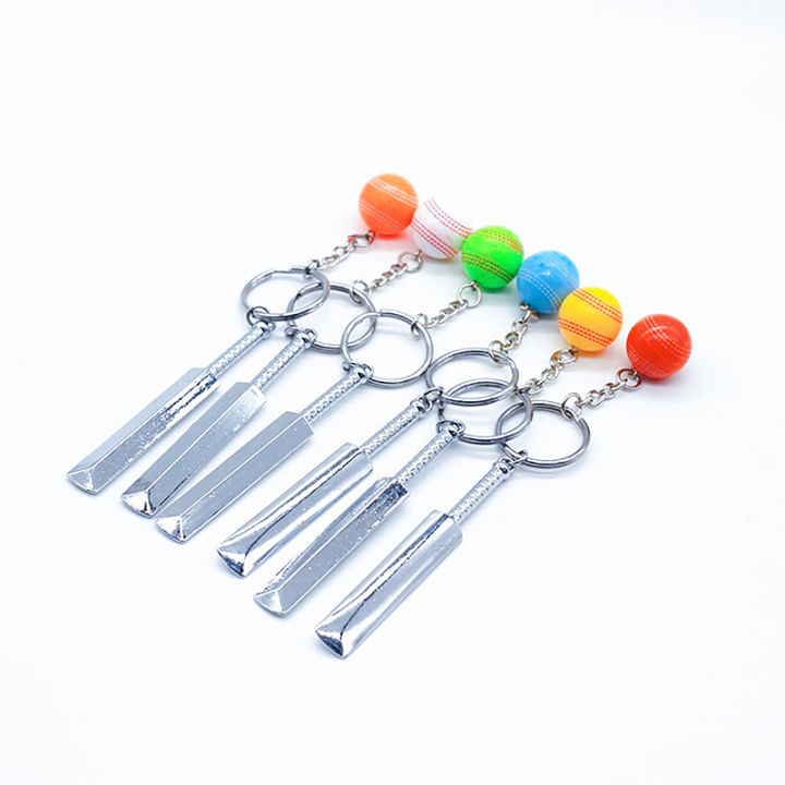 Cricket Keychain Gentleman's Game Keyring Sport Key Chain Sports ...