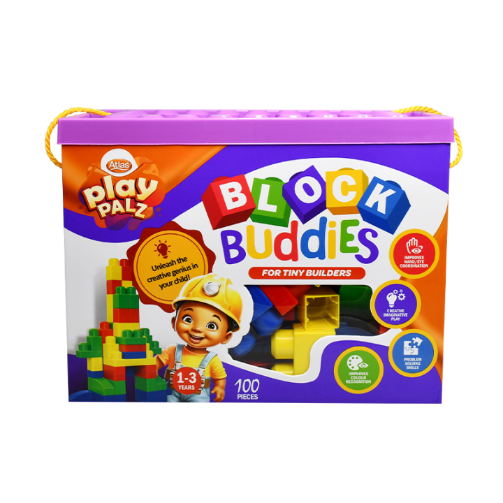 Atlas Play Palz Blocks Mega Pre 100 | Daraz.lk