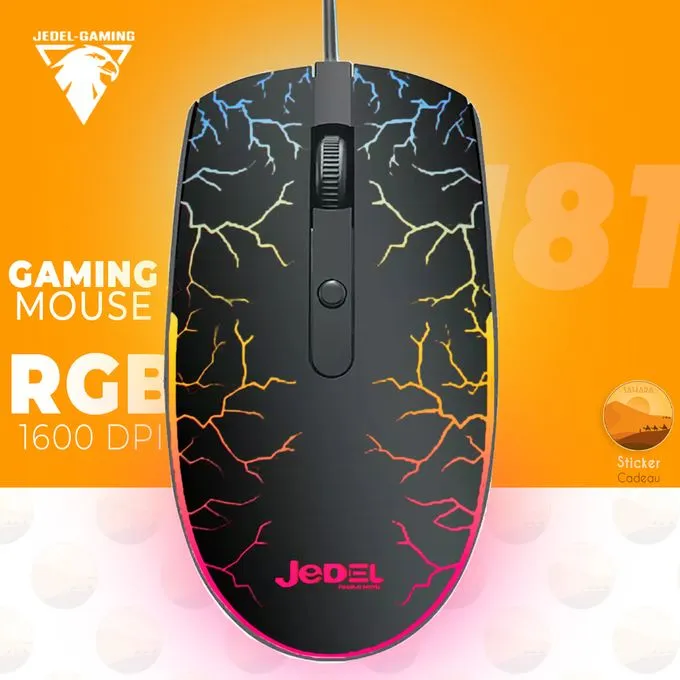 New RGB Mouse Gaming Mouse Jedel M81 | Daraz.lk
