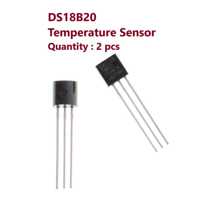 2 pcs of DS18B20 Temperature Sensor | Daraz.lk