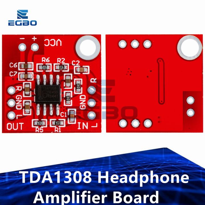 1pcs Egbo Stereo Tda1308 Headphone Amplifier Board Headset Amp ...