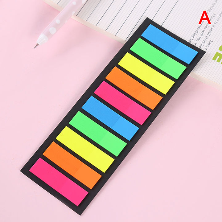 200pcs Color Clear Index Tabs for Page Marker Stickers Office School ...