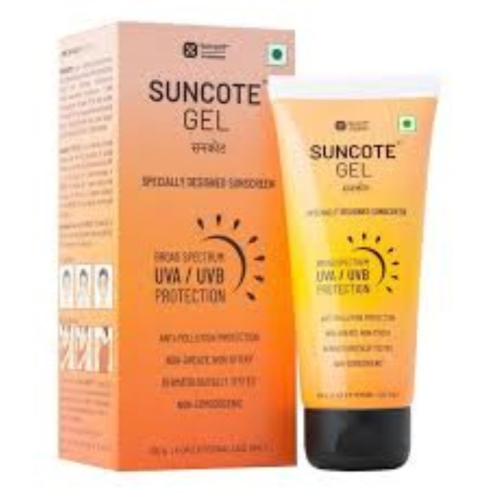 Suncote Gel Sunscreen – Oil-Free Broad Spectrum UVA/UVB Protection ...
